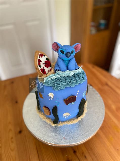 Lilo And Stitch Birthday Cake Stitch Birthday Party Ideas Stitch