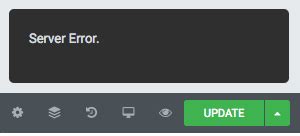The Publish Update Button Does Not Work How To Fix Elementor