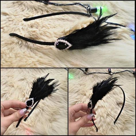 Обруч в стилі гетсбі обідок гетсбі з пером — ціна 250 грн у каталозі Обручі для волосся Купити