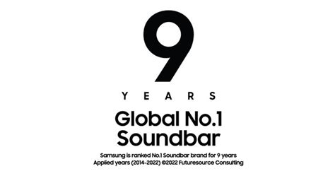 Samsung Soundbar numărul 1 în vânzările globale timp de 9 ani ...