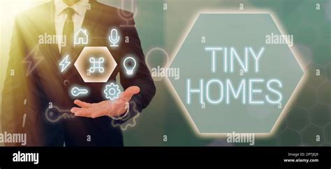 Writing Displaying Text Tiny Homes Word For Houses Contain One Room Only Or Two And Small