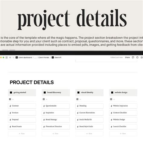 Client Portal Notion Template