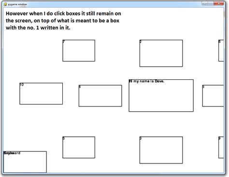 Python Why Arent My Old Boxes Disappearing Stack Overflow