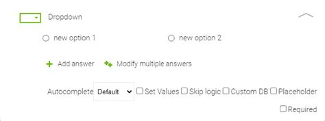 NestForms Help Dropdown Collecting Data Efficiently