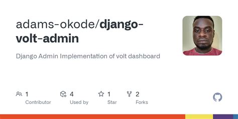 Github Adams Okodedjango Volt Admin Django Admin Implementation Of Volt Dashboard