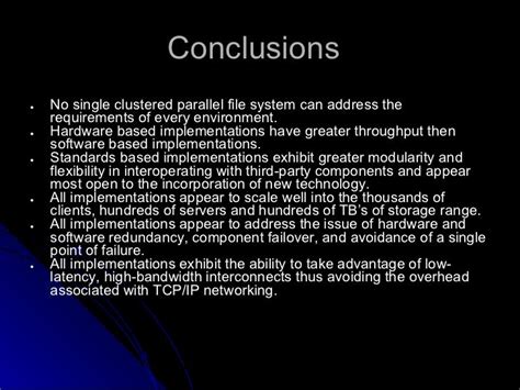Survey Of Clusteredparallelfilesystems004lanlppt