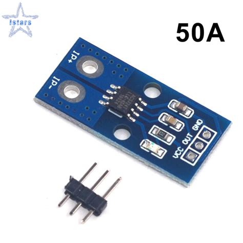 Acs724 Hall Current Sensor Module Dc Ac 40a 50a Range Current Detection Board Lazada Ph