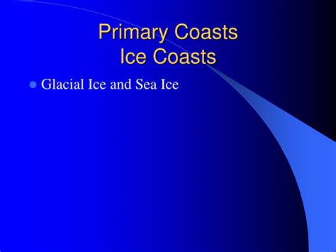 Ppt Coastal Classification Powerpoint Presentation Free Download