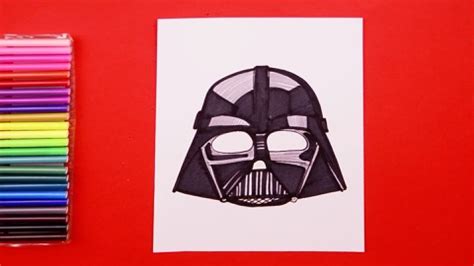 How To Draw Darth Vader Mask