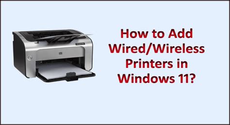 How To Add Wired Wireless Printers In Windows How To Add Wired Wireless Printers In Windows