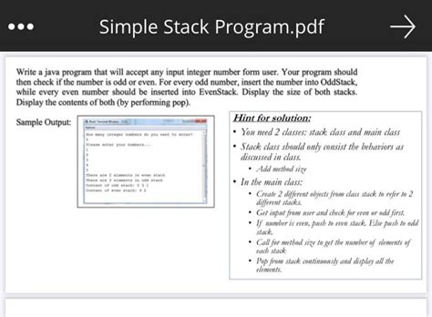 Solved Public Void Pushlong 1 7 Put Item On Top Of Stack