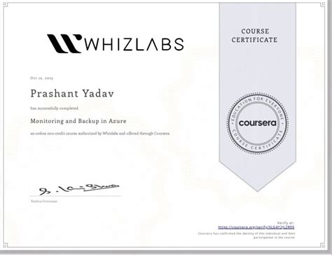 Prashant Yadav On Linkedin Certification Professionaldevelopment Newskills Coursera Azure