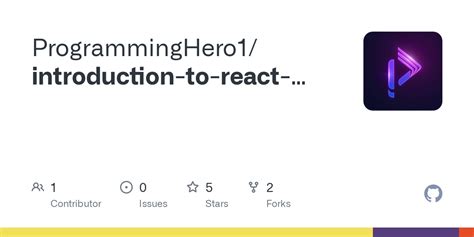 GitHub ProgrammingHero Introduction To React Router