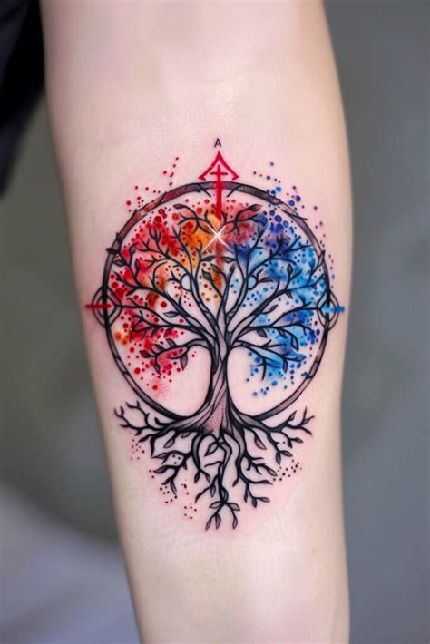 Uniquely Feminine Tree Of Life Tattoo Ideas For Women Refined Aesthetique