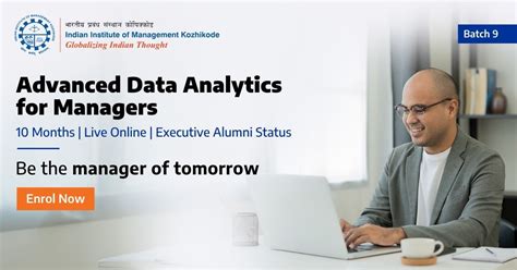 iim kozhikode professional certificate programme in advanced data