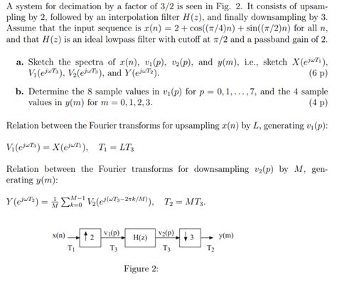 a system for decimation by a factor of 3 2 is seen in