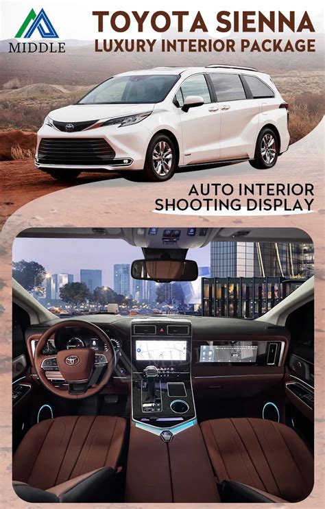 New Toyota Sienna Luxury Interior Upgrades Customization Auto Parts