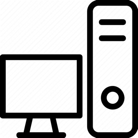 Computer Cpu Desktop Monitor Pc Icon
