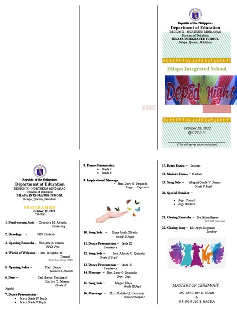 Deped Night Program Pdf