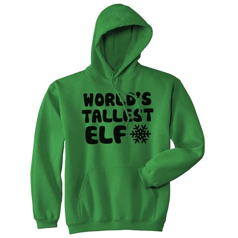 Worlds Tallest Elf Funny Christmas Vacation Hoodie Hilarious Cool Joke