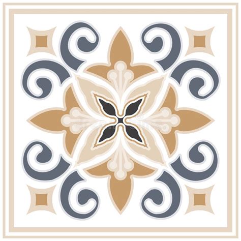 Tile Pattern Vector Seamless Pattern Tile Ornament Stock Vector Illustration Of Graphic