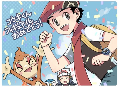 Dawn Piplup Lucas And Chimchar Pokemon And More Drawn By Xichii Danbooru