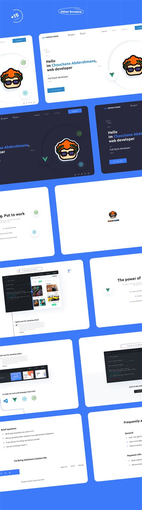 PORTFOLIO FOR WEB DEVELOPER On Behance