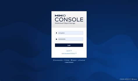 Oss服务器（minio）的搭建和应用minioss Csdn博客