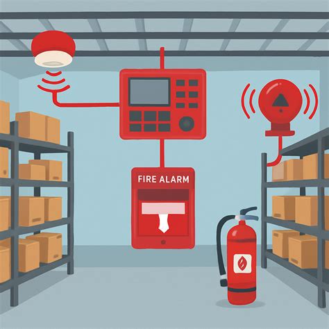 Fire Alarm Systems Warehouse Safety Essentials Quality Material