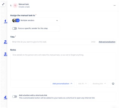 create a manual task in your campaign lemlist academy