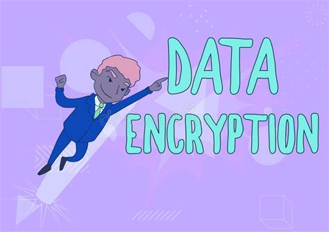 Conceptual Caption Data Encryption Word Written On Symmetrickey Algorithm For The Encrypting