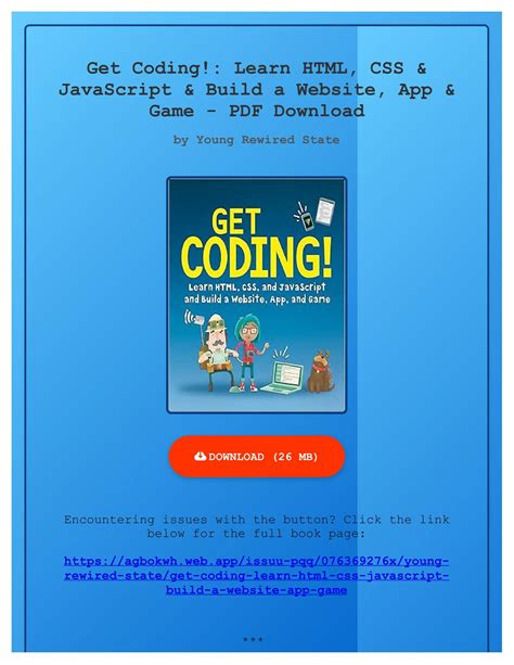 Pdf Free Get Coding Learn Html Css And Javascript And Build A Website