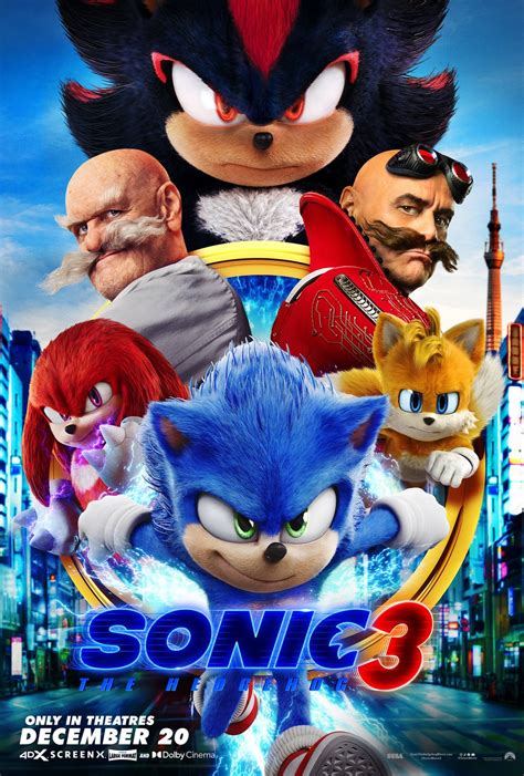 Sonic The Hedgehog Of Extra Large Movie Poster Image Imp Awards