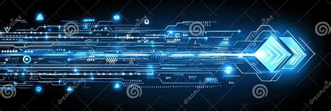 Futuristic Technology Background Abstract Digital Data Flow High Speed Data Transfer Concept