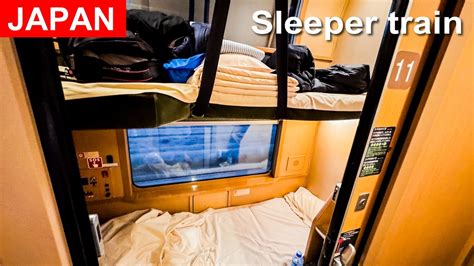 Riding Japan's Sleeper Train on Snowy Day in Bunk Bed! 🇯🇵🚅SUNRISE IZUMO ...