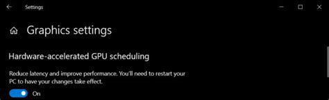 How To Enable Windows Hardware Accelerated GPU Scheduling