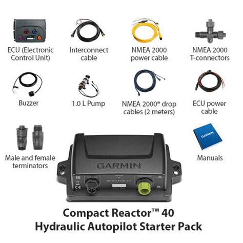Garmin Compact Reactor 40 Hydraulic Autopilot Starter Pack 010 00705 06