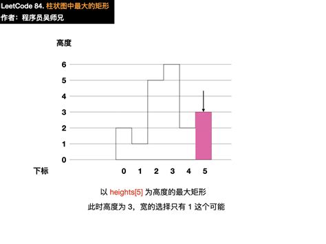 Leetcode 84、柱状图中的最大矩形 吴师兄学算法