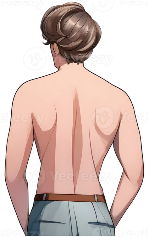 A Man Illustration Generative AI PNG