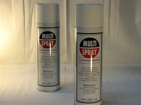 Аэрозольный клей: универсальный спрей в баллоне, Multi Spray и Tuskbond ...