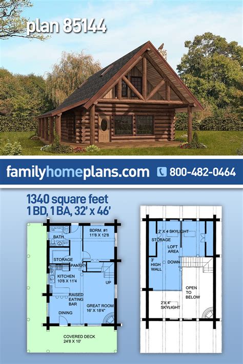 Small Log Homes Floor Plans With Pictures
