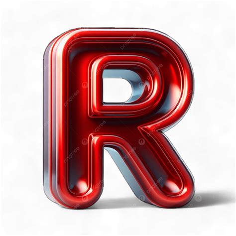 Letter R Design Text