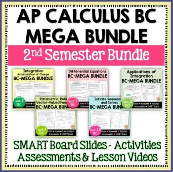 AP Calculus BC Curriculum Bundle By Jean Adams TpT