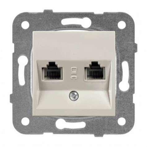 Rj45 Socket 2 Pin At ₹ 45 Piece In Ahmedabad Id 26450401055