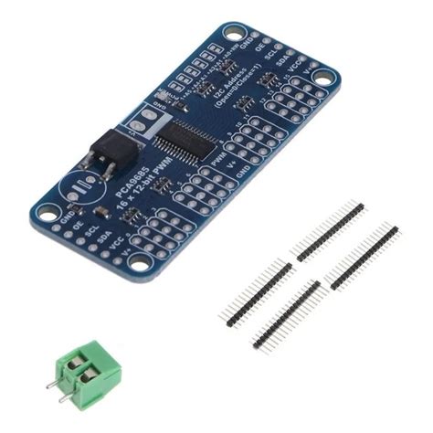 módulo i2c para servo motor pca9685 16 canais 12 bit sem solda shopee brasil