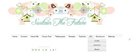 Blogger Simple Drop Down Menu Life And Linda