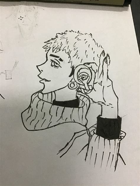 Mitsuya Drawing By 9yr Old Rtokyorevengers