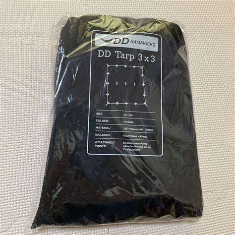 未開封！ddタープ3×3 シェッドブラック