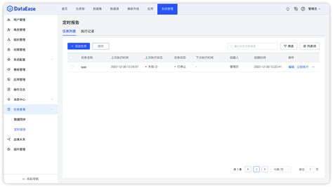 定时报告 Dataease 文档