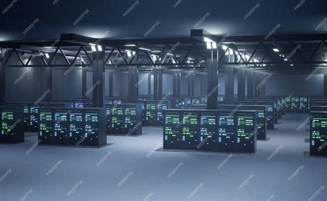 Premium Photo Interlinked Computers Creating Server Network